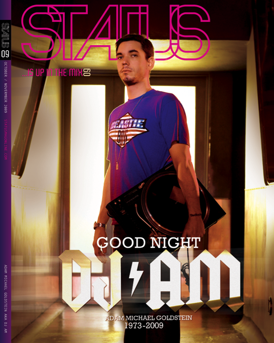 DJ AM tribute in Status Magazine - Blackout Hip Hop