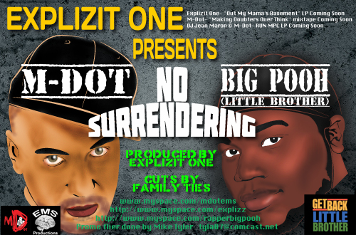 Rapper Big Pooh & M-Dot – No Surrendering - Blackout Hip Hop