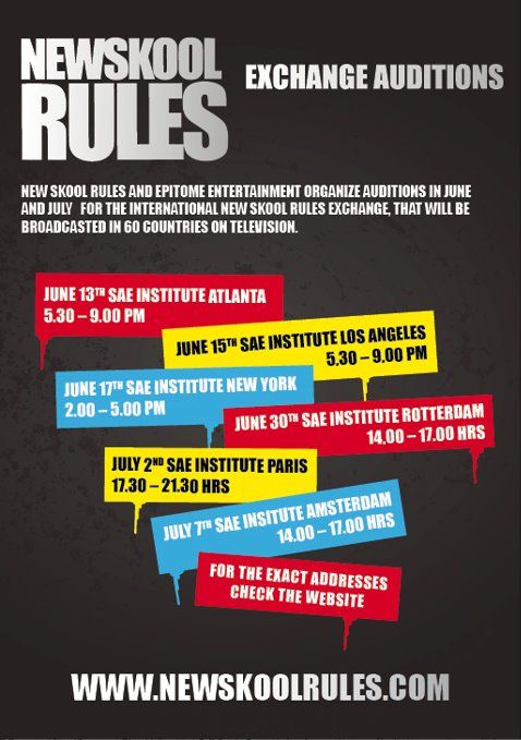 New Skool Rules Exchange Auditions 2012 - Blackout Hip Hop