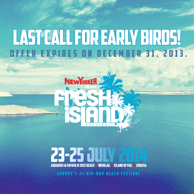 Fresh Island 2014 Early Bird ulaznice u ponudi još 2 dana! - Blackout ...