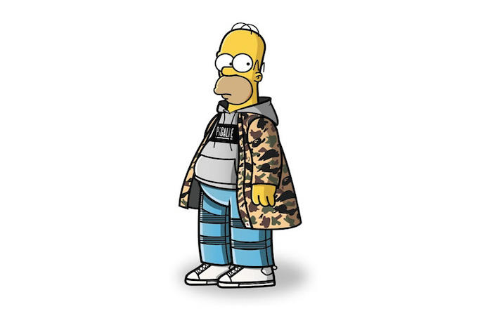 Simpsons Characters Get Streetwear Makeovers - Blackout Hip Hop