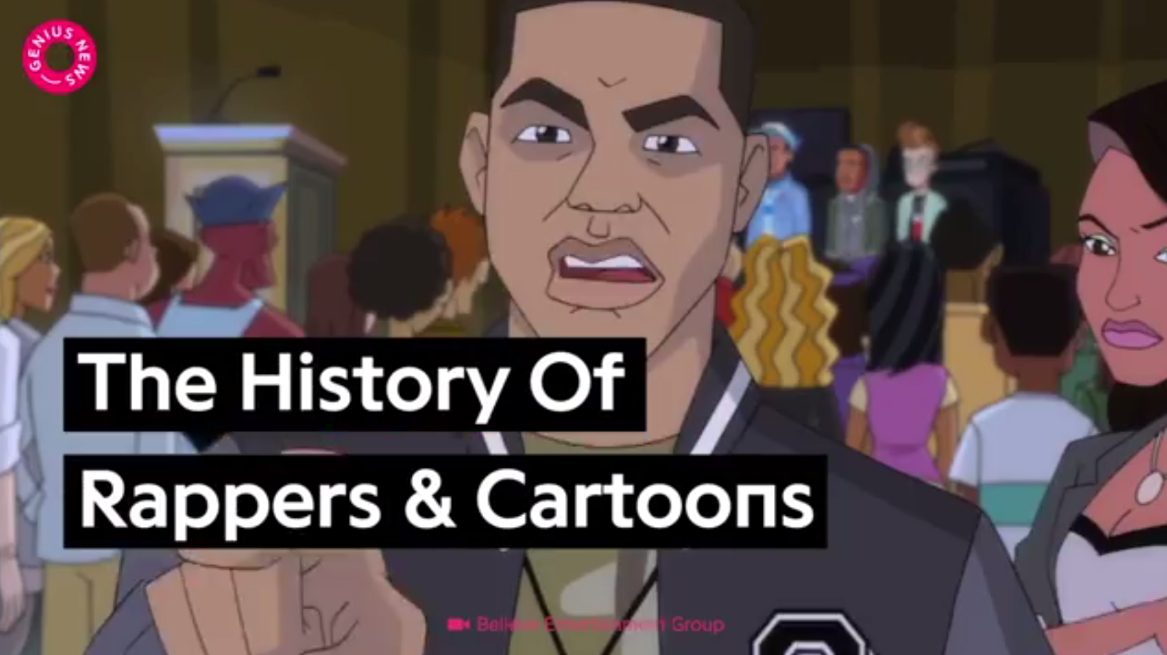 Video: The History of Rappers & Cartoons - Blackout Hip Hop