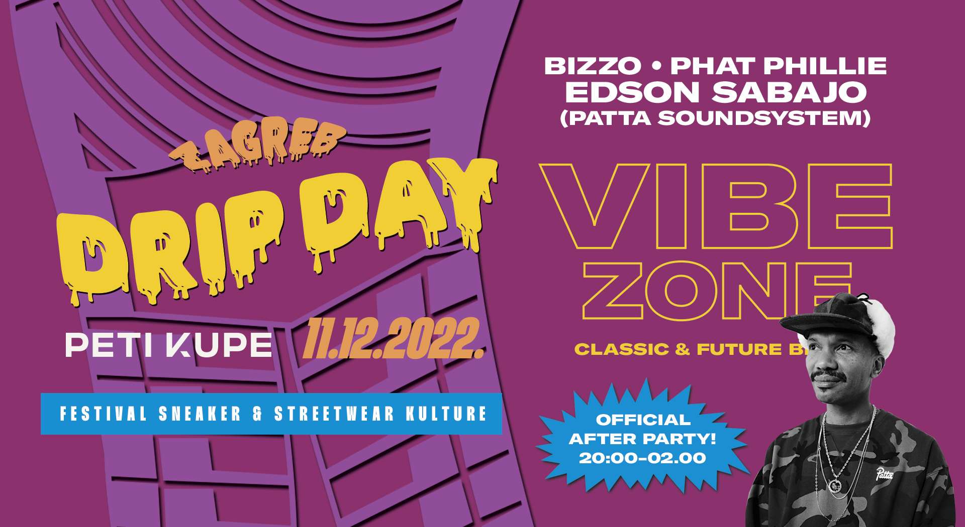 Edson (Patta Amsterdam) na Zagreb Drip Dayu - Blackout Hip Hop