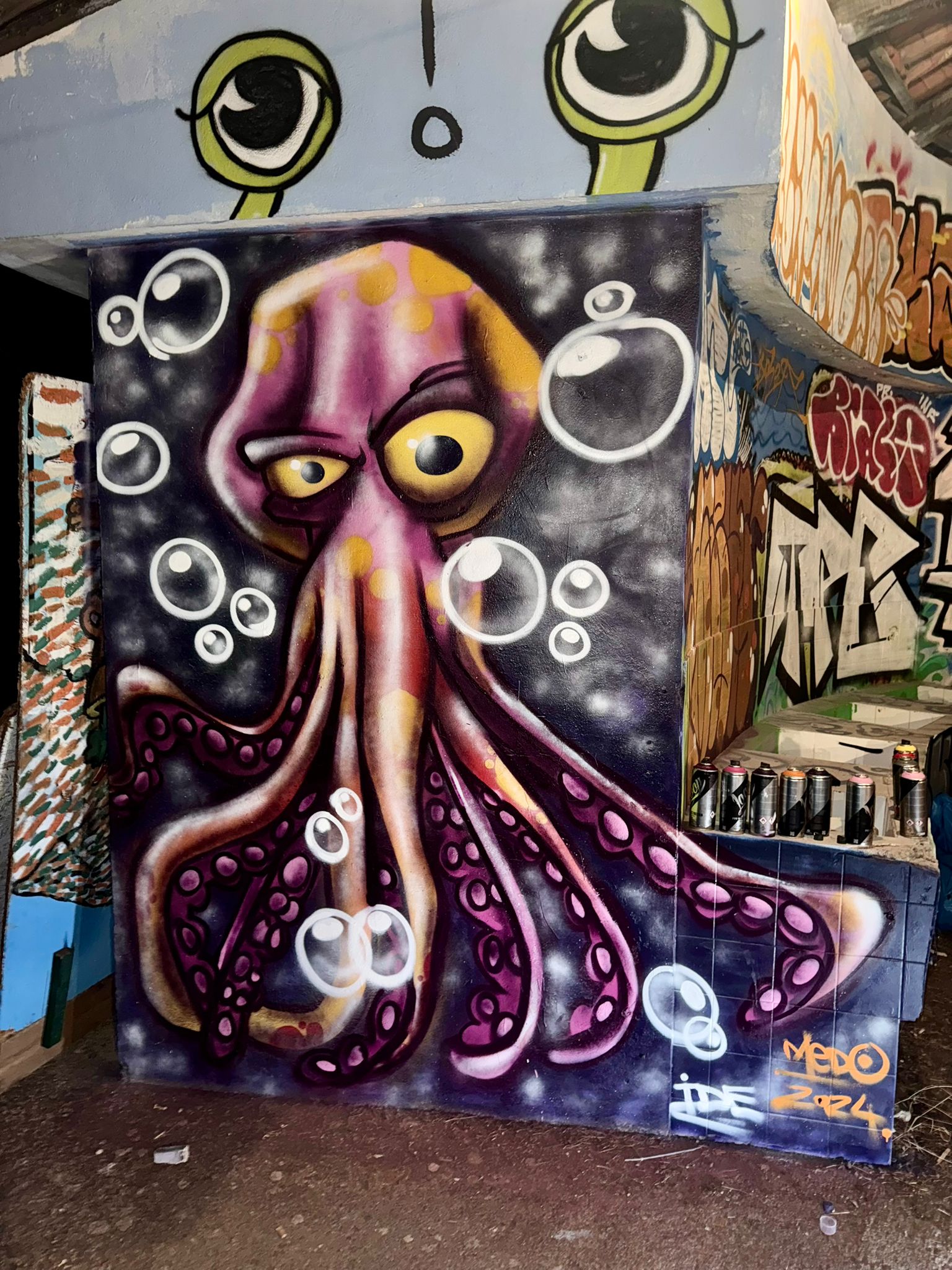 Octopus graffiti Preach The Ric - Blackout Hip Hop