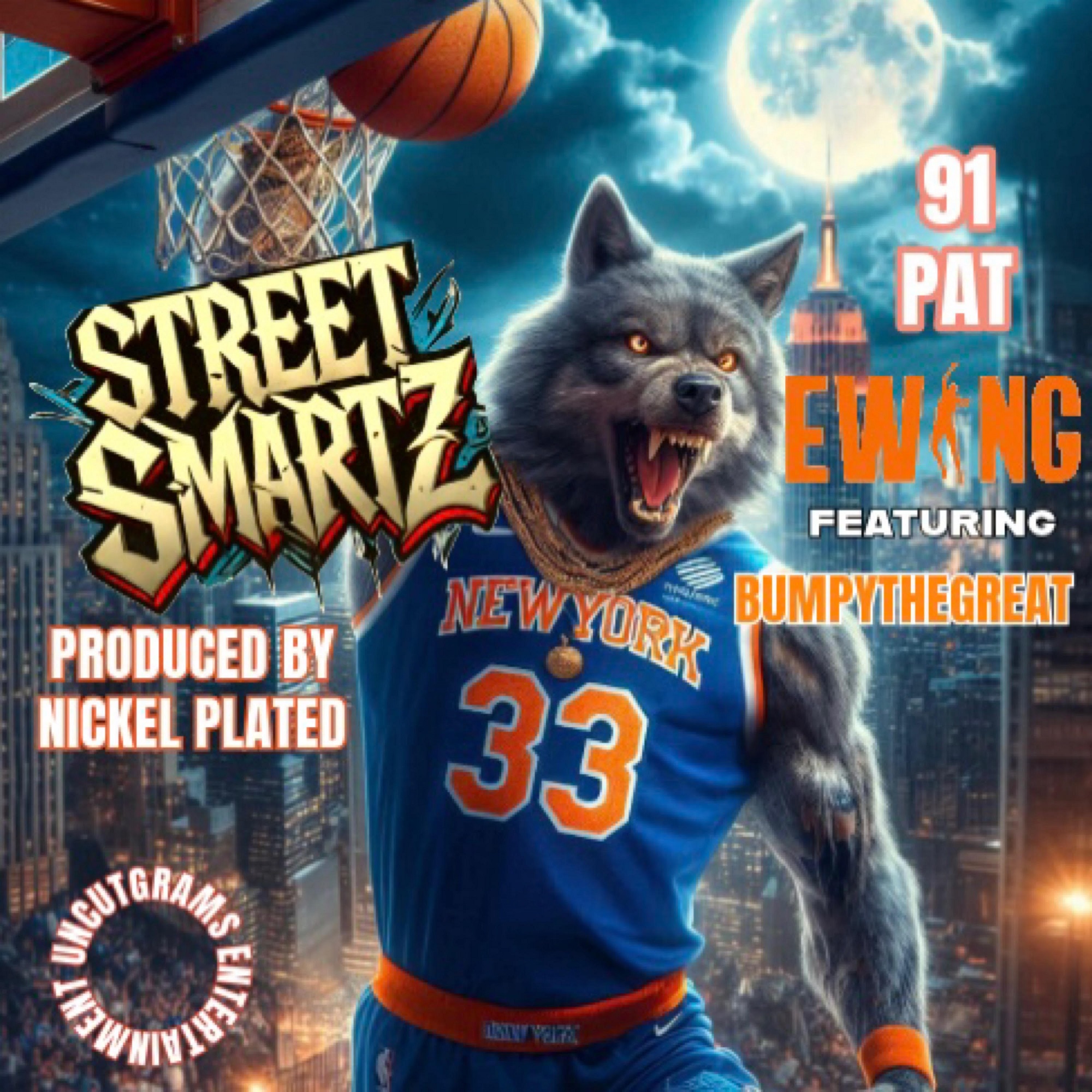 Street Smartz x BumpyTheGreat – 91 Pat Ewing - Blackout Hip Hop