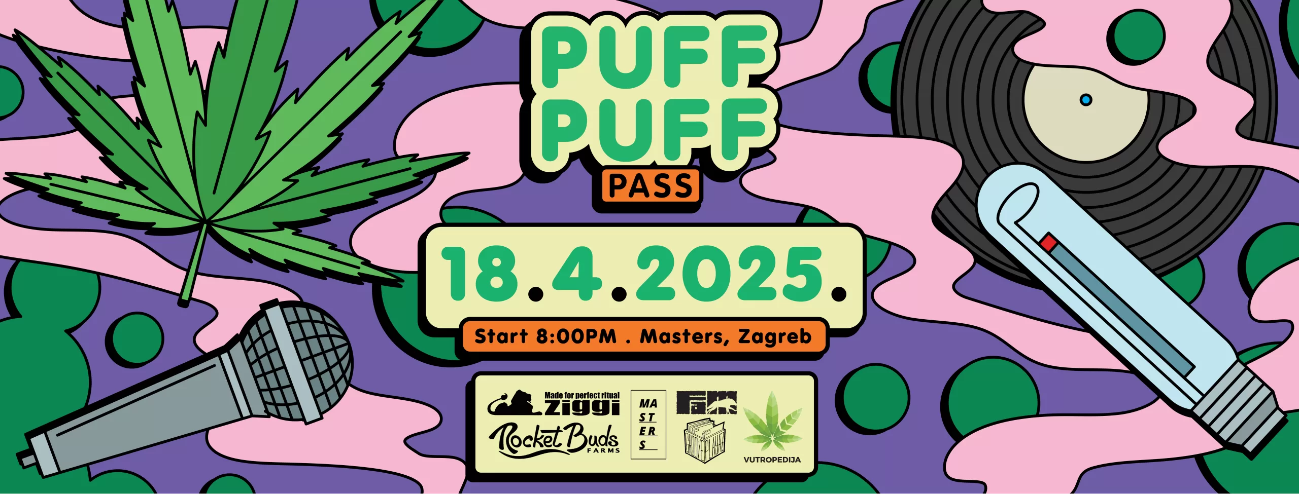 PUFF PUFF PASS @ Masters Club - Blackout Hip Hop