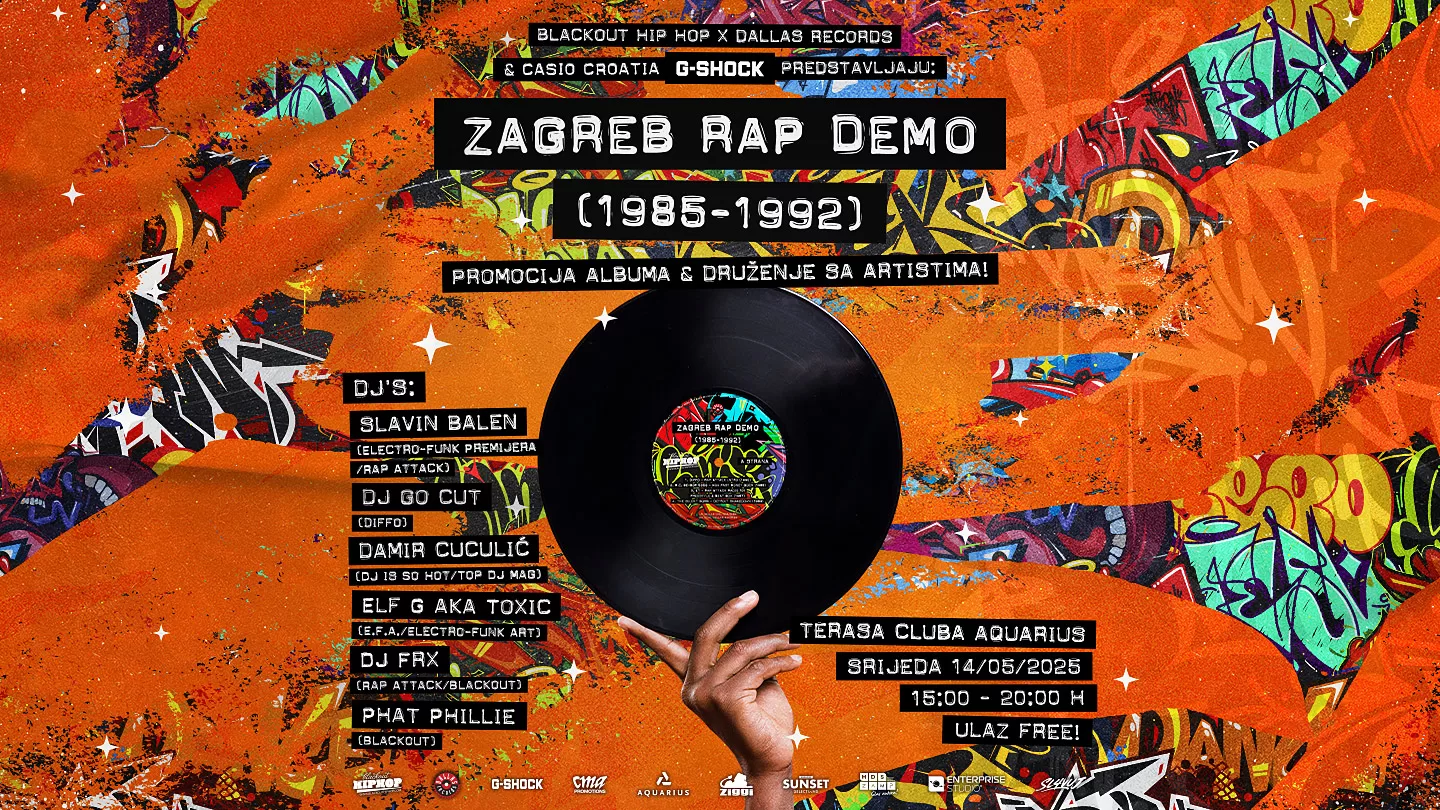 Promocija albuma Zagreb Rap Demo i veliko Hip-Hop okupljanje u Aquariusu - Blackout Hip Hop