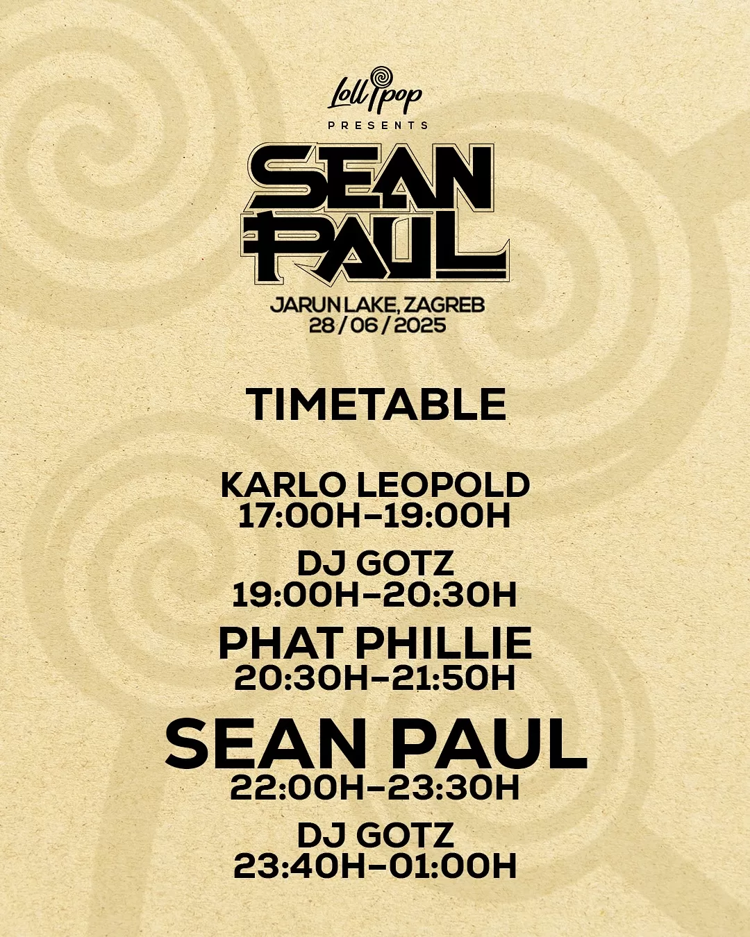 Sean Paul Timetable - Blackout Hip Hop