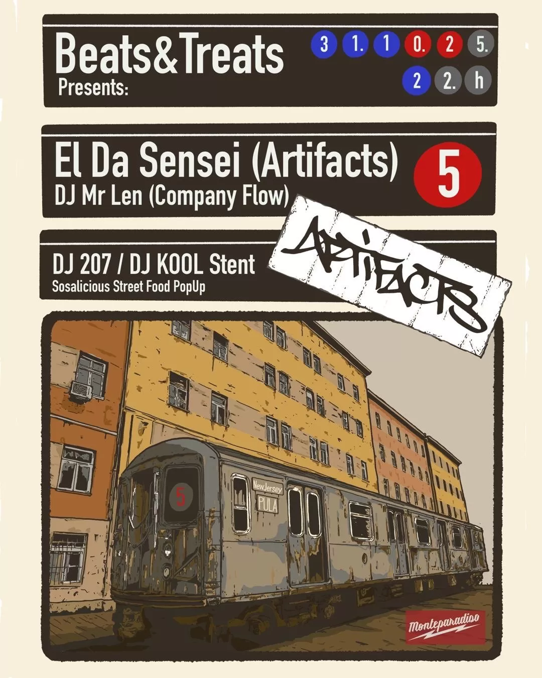 El Da Sensei (Artifacts) Live u Puli! - Blackout Hip Hop