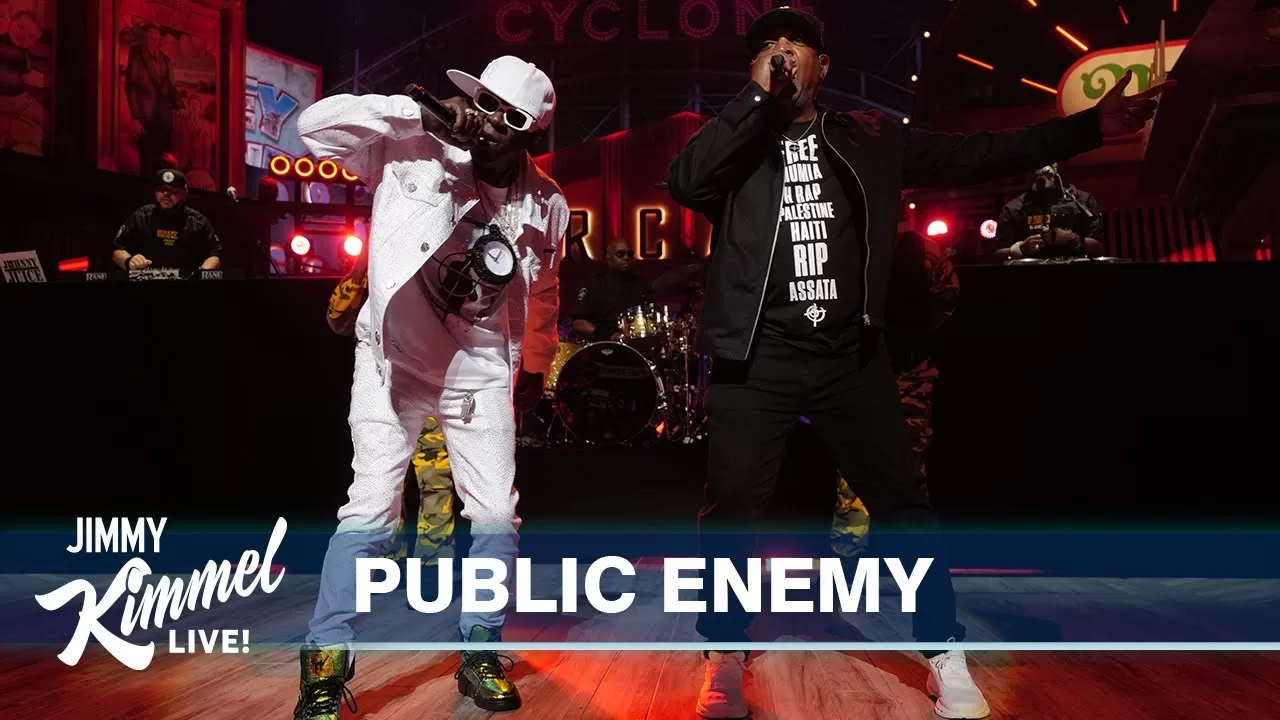 Public Enemy Live on Jimmy Kimmel - Blackout Hip Hop